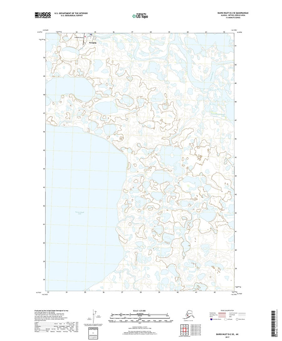 USGS Topo Map: Baird Inlet D-2 SE (Southwest Alaska) - Topo Maps ...