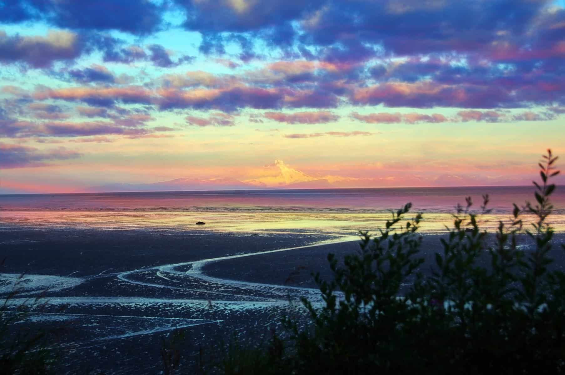 Eagle River Flats - mudflats - Alaska Handbook
